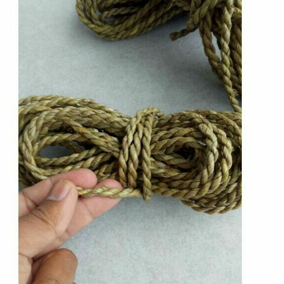 Jual TALI RAMI/ TALI AGEL/ TALI ROTAN/ TALI PANJANG 10M, 4-5MM DECORASI ...
