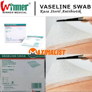 Jual Vaseline Swab 10 x 10 Cm - Wintuell Seperti Supratul Lumatul ...