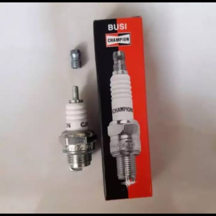 Jual Busi Mesin potong rumput 2tak CJ8 Champion spark flug | Shopee Indonesia