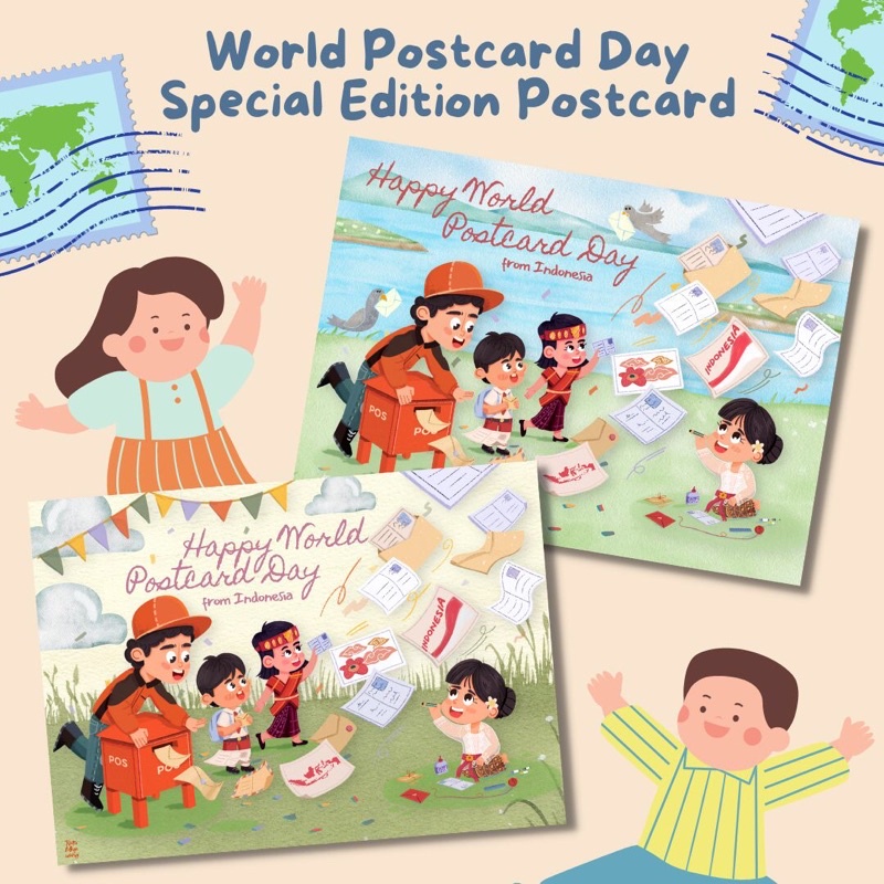 Jual Kartu Pos / Postcard World Postcard Day 2022 (Special Edition) | Shopee Indonesia