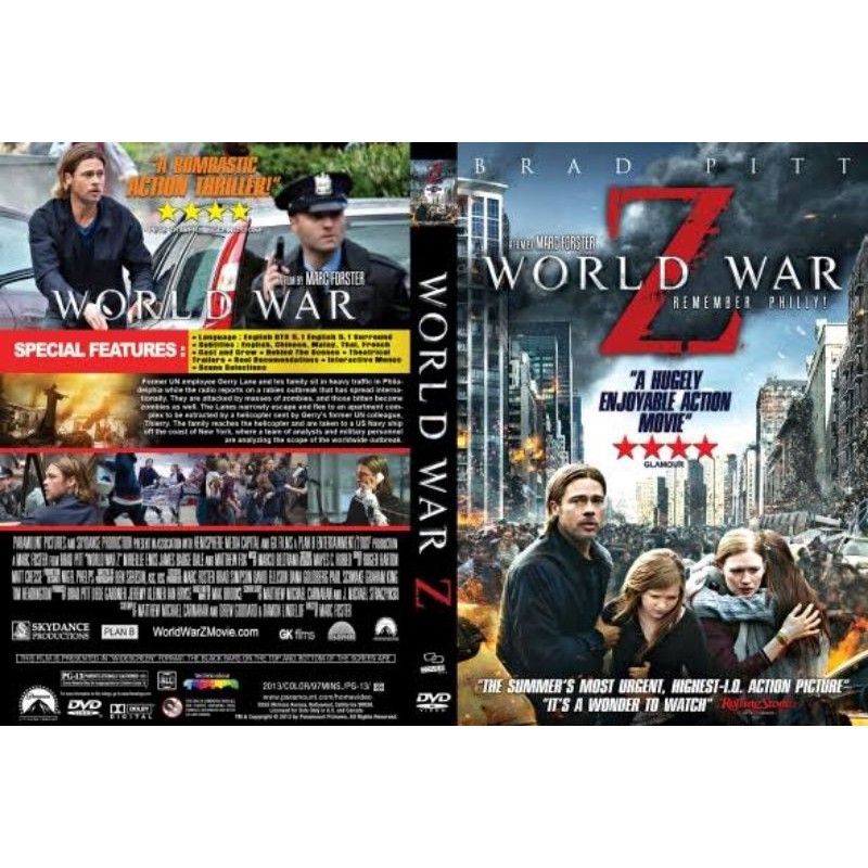 Jual Kaset Film Action Horror - WORLD WAR Z - HD | Shopee Indonesia