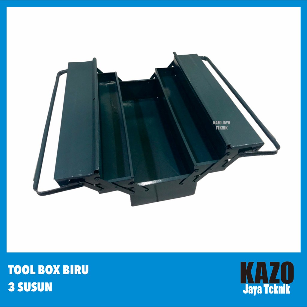 Jual Tool Box Biru 3 Susun / Big Box Besi Tempat Penyimpanan Perkakas ...