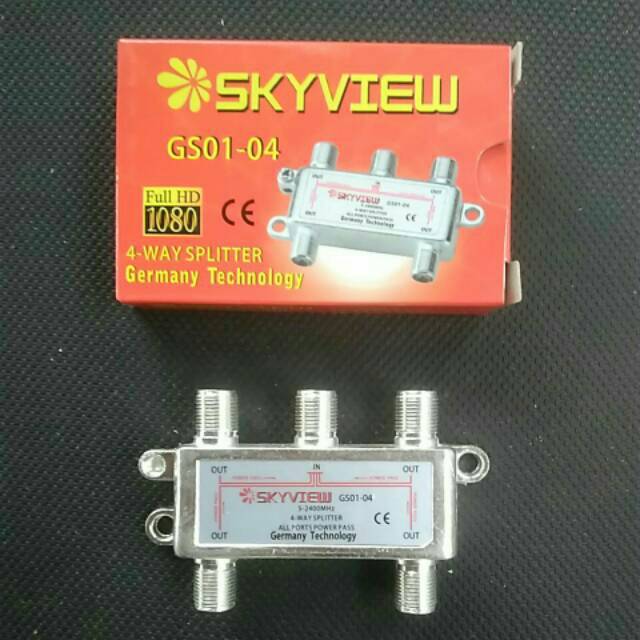 Jual Multiswitch/Splitter 1 LNB 4 Receiver Skyview | Shopee Indonesia