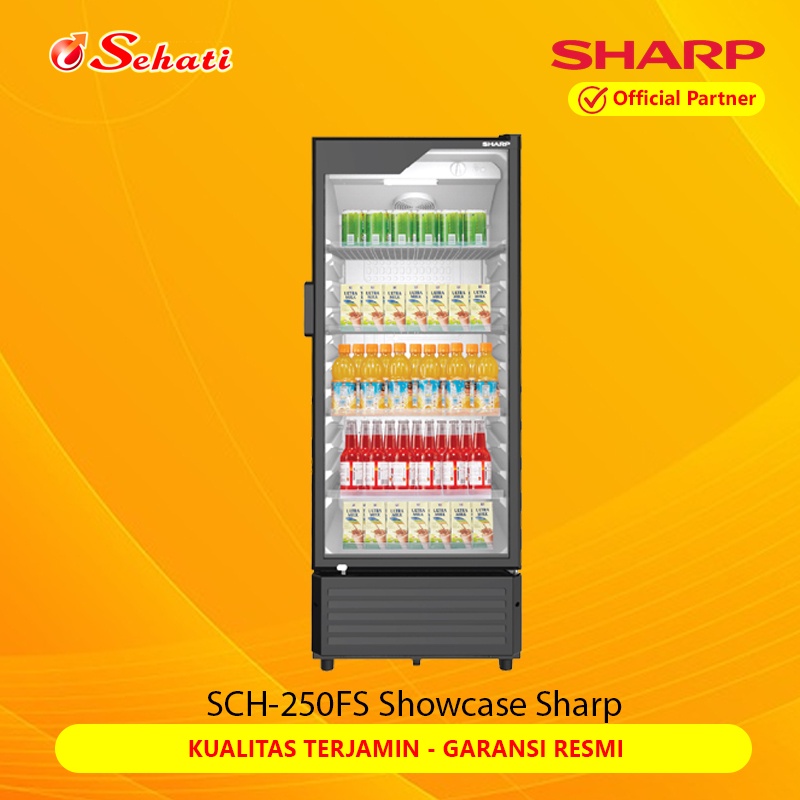 Jual SHARP SCH-250FS Showcase 1 Pintu [250 L] Display Cooler SCH-250FS Garansi Resmi Indonesia ...