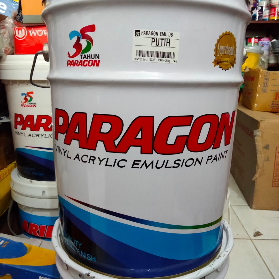 Jual cat Paragon putih 30 kg | Shopee Indonesia