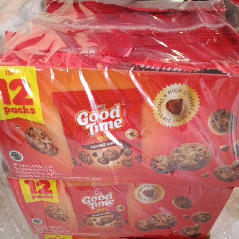 Jual Good Time mini double chocolate box 18gr x 12 pcs | Shopee Indonesia