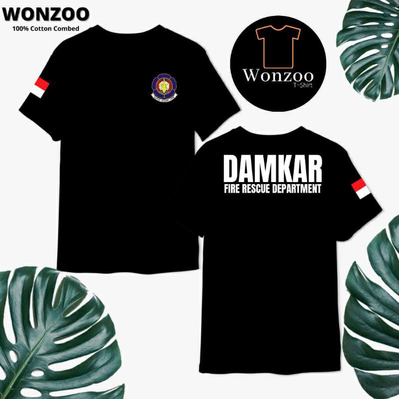 Jual KAOS DAMKAR FIRE RESCUE INDONESIA | Shopee Indonesia
