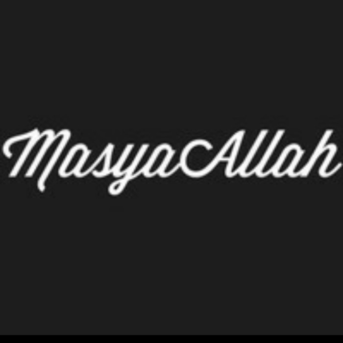 Jual Stiker Masya Allah tulisan sticker memuji keagungan allah stiker ...