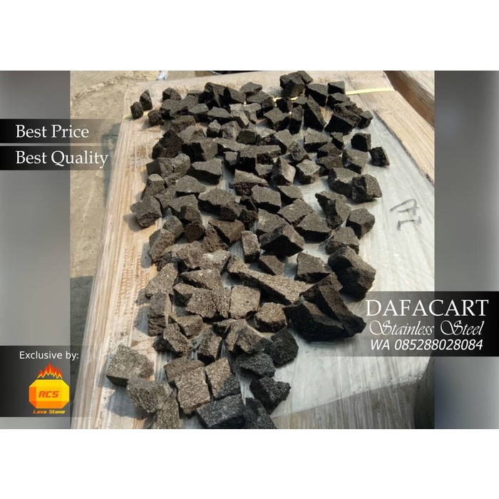 Jual fe201rwq Batu Bakaran Grill Stone 6Kg Vulkanik Lava Rock Untuk ...
