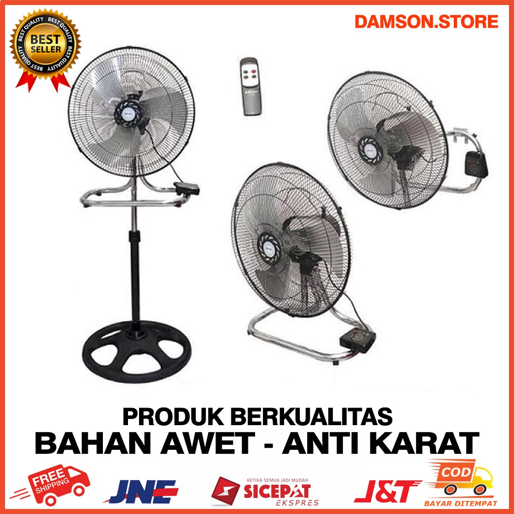 Jual kipas angin Miyako berdiri duduk dinding kipas angin stand 18 inch ...