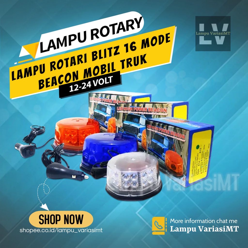 Jual Lampu Rotary Rotator Rotari Blitz Beacon Mobil Truk Fuso Tronton ...