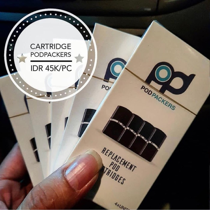 Jual CARTRIDGES REPLACEMENT PODPACKERS POD SYSTEM AUTHENTIC CATRIDGES ...