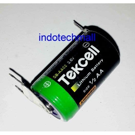 Jual Battery Lithium Tekcell 1/2AA 3-6V 1-2Ah Tadiran Saft LS-14250 Indonesia|Shopee Indonesia