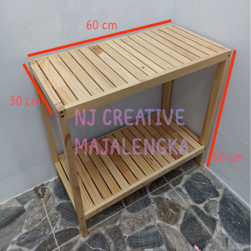 Jual Meja Akuarium kayu Minimalis Serbaguna 60*30*60 | Shopee Indonesia