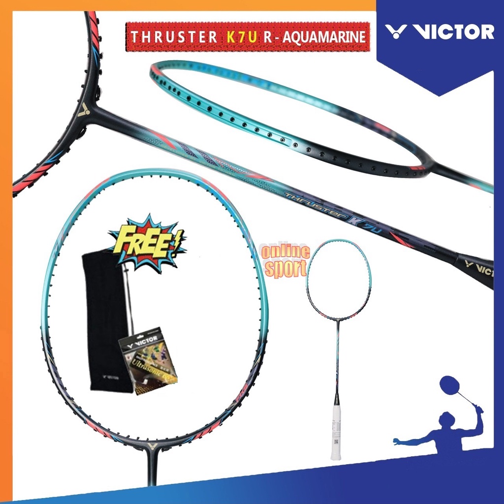 Jual VICTOR Thruster K 7U / TK 7U Raket Badminton (Original) | Shopee Indonesia