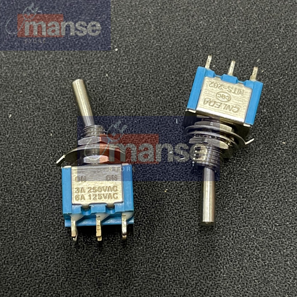 Jual Saklar Toggle 6 Pin On Off Kecil / Togel Switch 6 Kaki (Kualitas ...