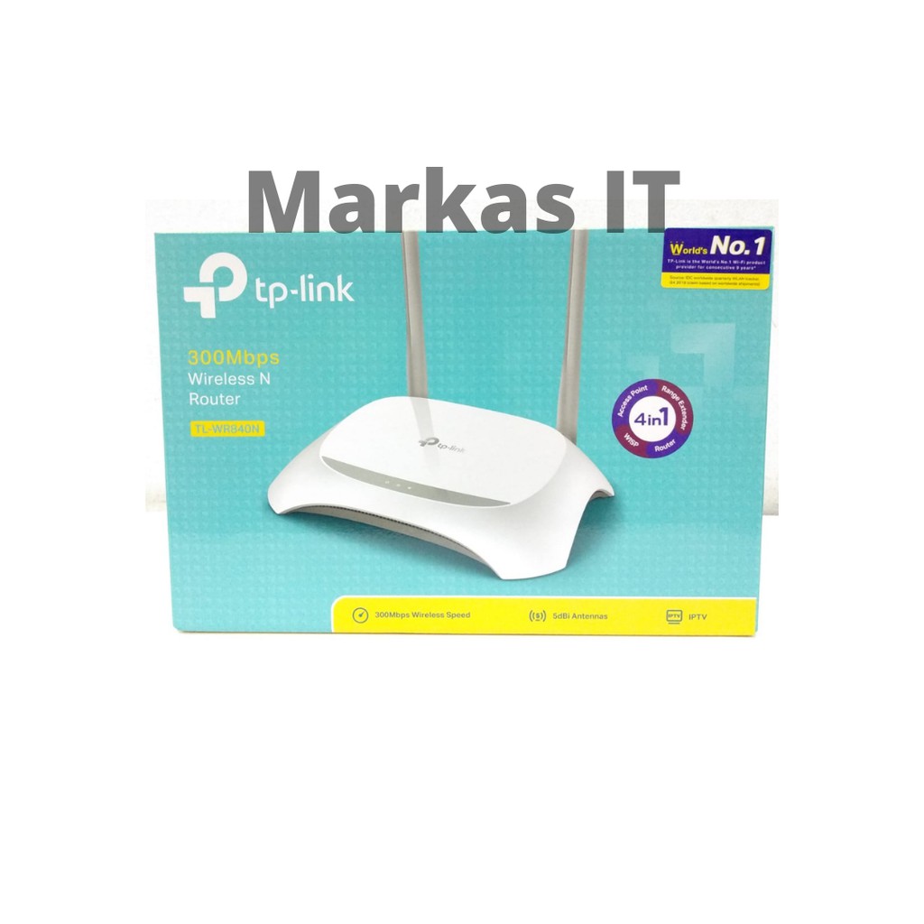 Jual TP-Link TL-WR840N 300Mbps Wireless N Routerr Indonesia|Shopee ...