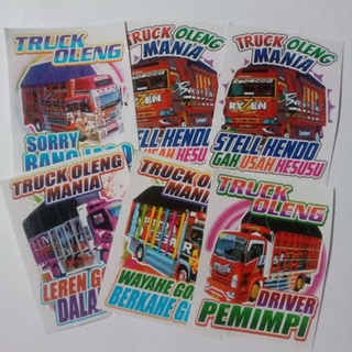 Jual STIKER TRUCK OLENG KEREN UKURAN SMALL (SEDANG) | Shopee Indonesia