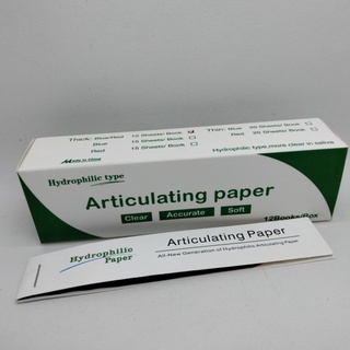 Jual Hydrophilic Articulating paper/kertas Dental merah dan biru per ...