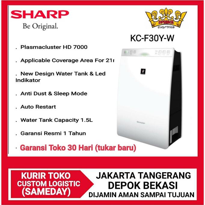Jual Sharp KC-F30Y-W Air Purifier with Humidifying Series - Putih ...