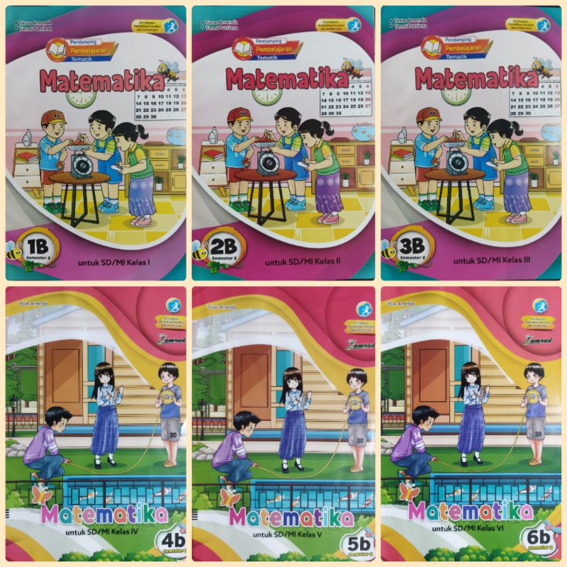 Jual buku LKS Matematika SD kelas 1-6 Semester 2 l zamrud l putra ...