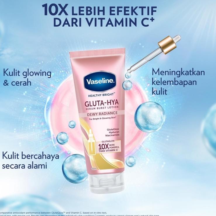 Jual Siap order VASELINE GLUTA HYA SERUM BURST UV BODY LOTION 330 ML ...