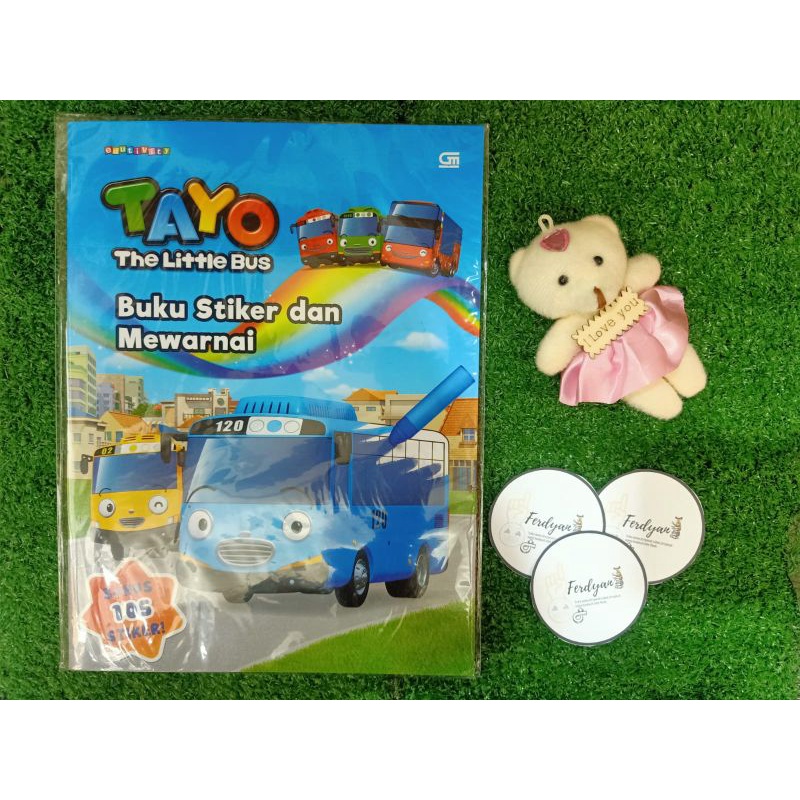 Jual Tayo The Little Bus: Buku Stiker Dan Mewarnai - ICONIx buku ...