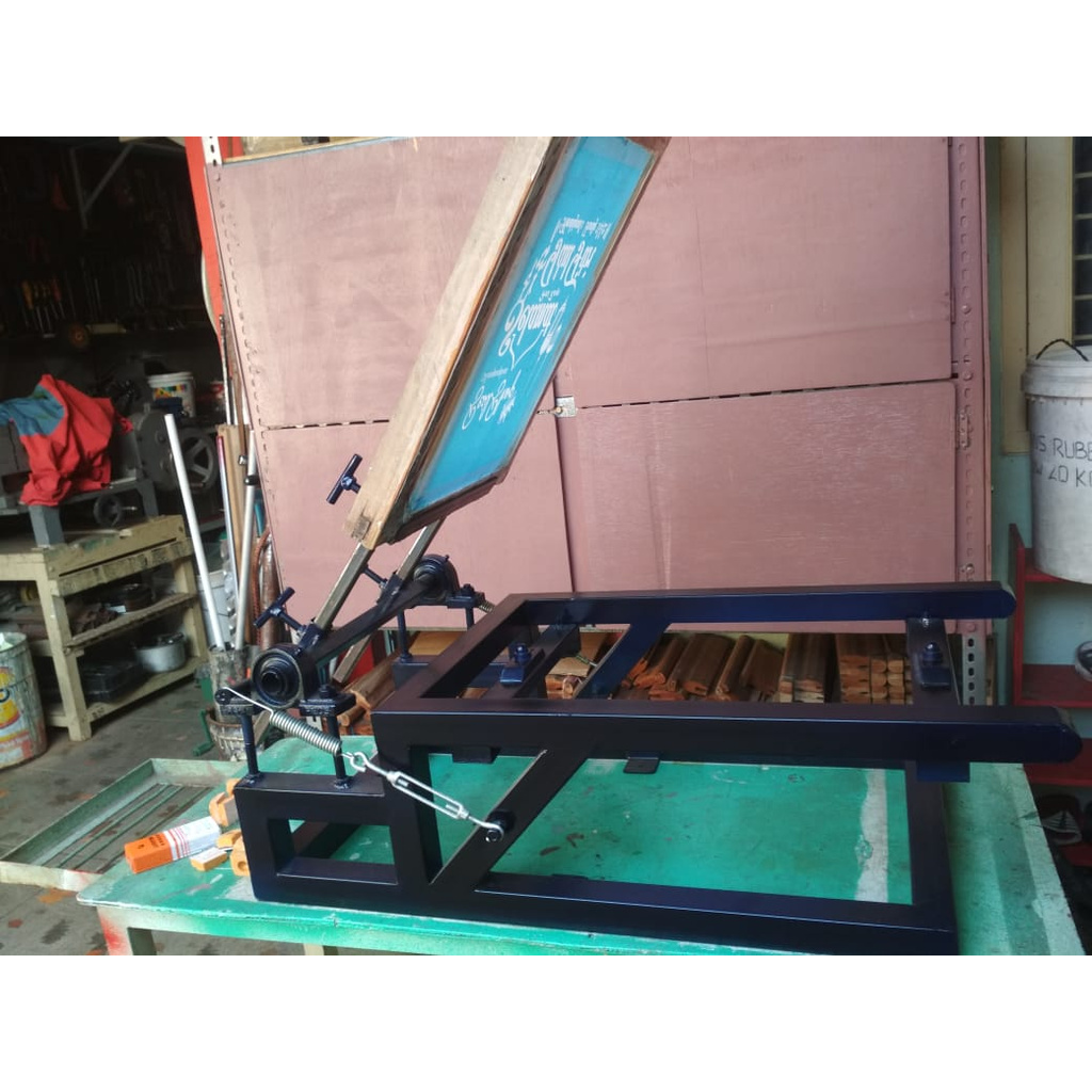 Jual Meja sablon kaos singel rotary Indonesia|Shopee Indonesia
