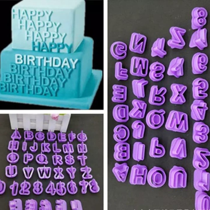 Jual Penawaran Terbaik Cetakan Fondant Alphapet Number Angka Huruf ...