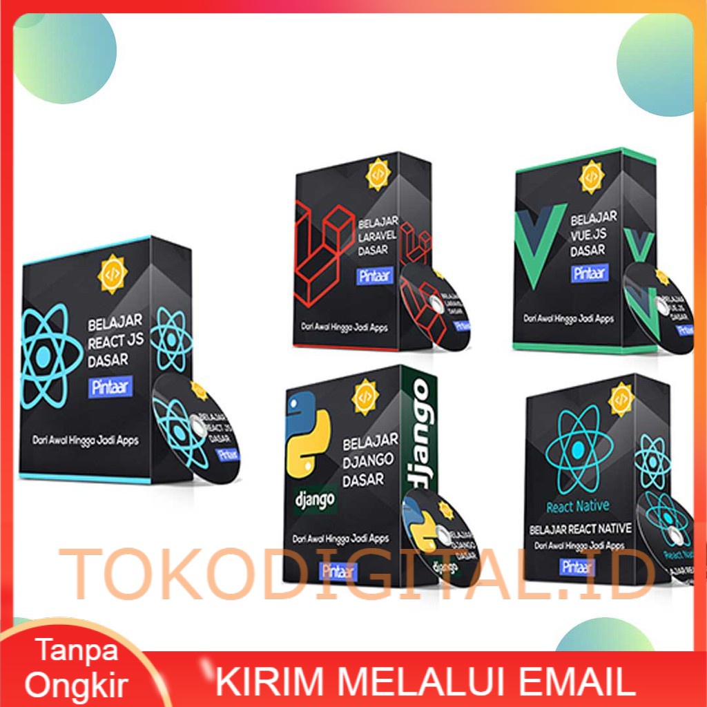 Jual Paket Lengkap Belajar Pemograman React Js React Native Vue Js Dan Django Python Shopee