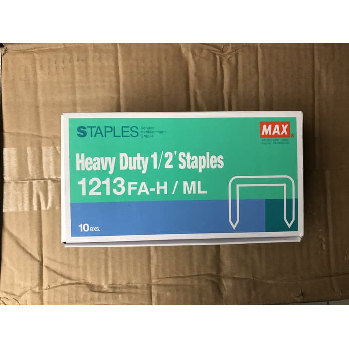 Max Isi Staples 1213 FA-H/ML Stapler HD 12N/13 12N/17 12L/17 12N/24 ...