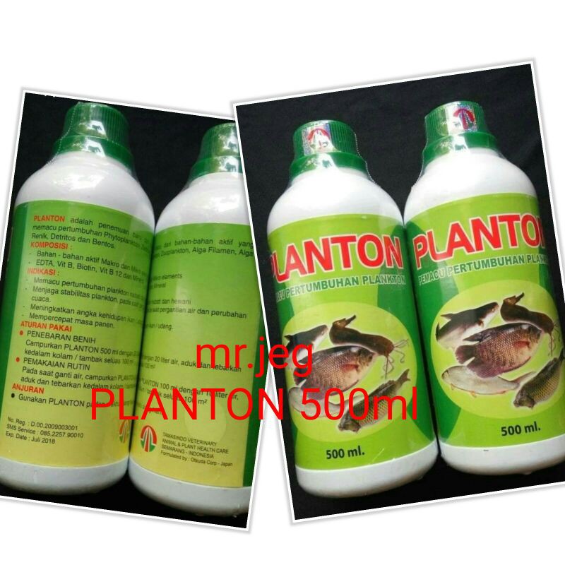Jual planton 500 ml memacu pertumbuhan pakan ikan | Shopee Indonesia