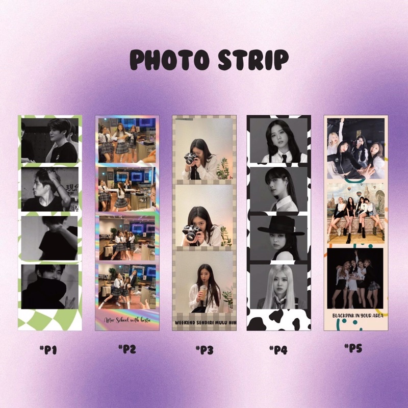Jual Photo Strip tumblr aesthetic bisa custom foto apa saja | Shopee ...