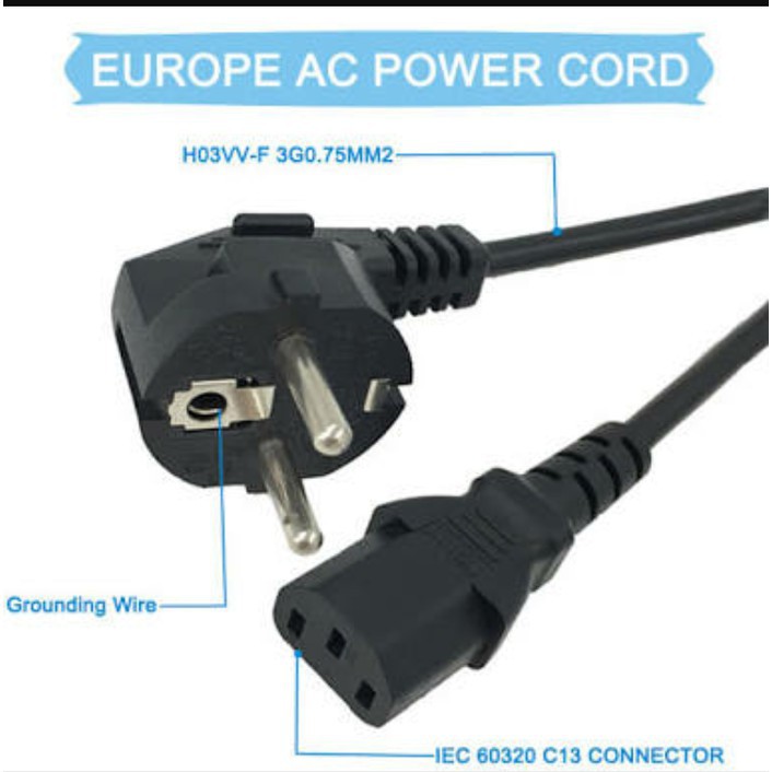 Jual Kabel Power Cpu/PC kaki 2 ukuran 1.8 meter Kabel Power 1.8M High ... Jual Kabel Power Cpu/PC kaki 2 ukuran 1.8 meter Kabel Power 1.8M High ...