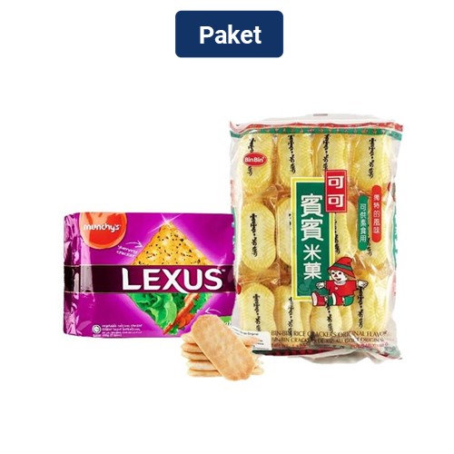 Jual Lexus Vegetables Family Pack 200 gr + Bin Bin Rice Crackers ...