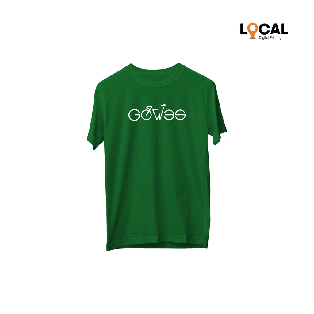 Jual Kaos Design Gowes Custom Sablon A4 Print DTF - Local Print ...
