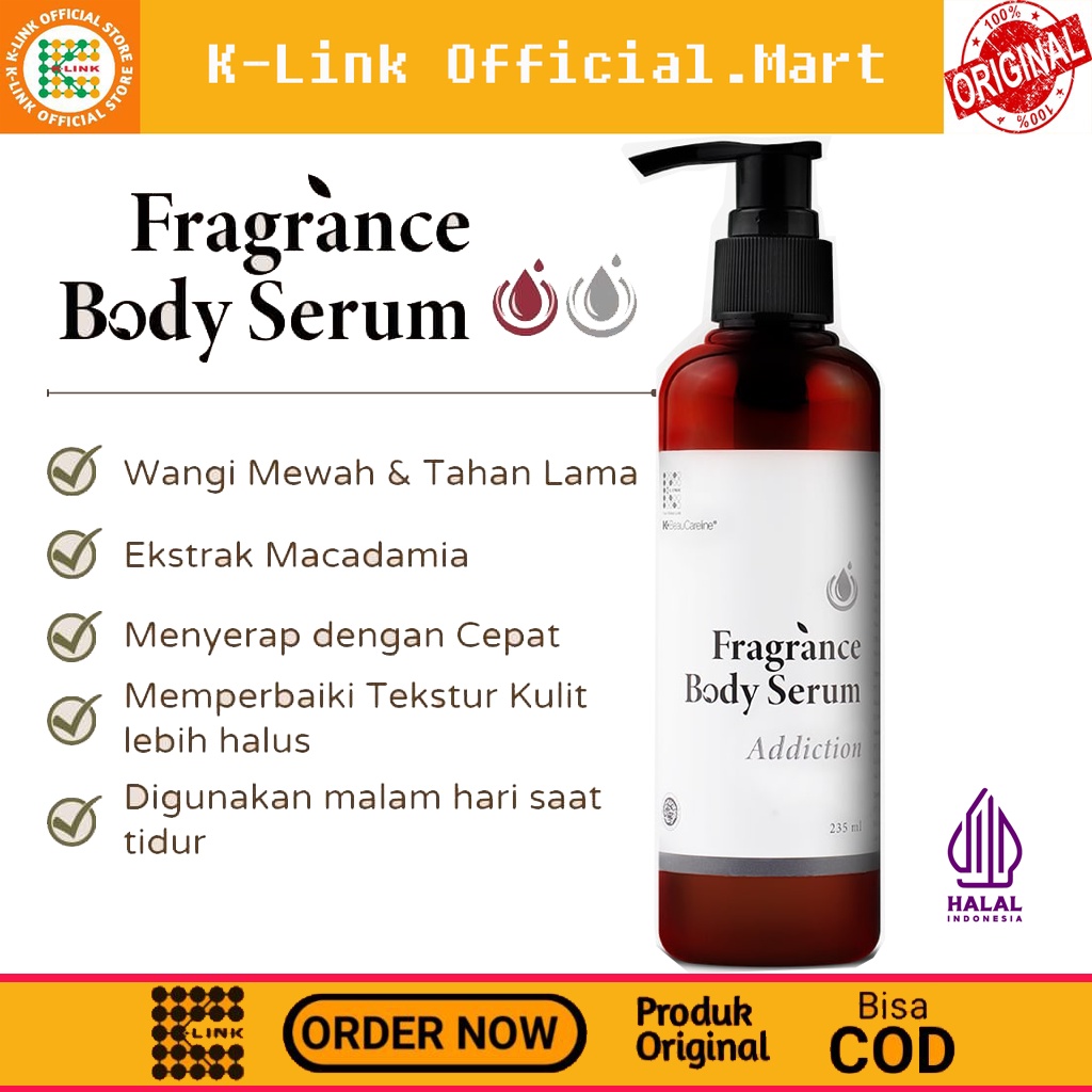 Jual Handbody Serum BISA COD! K-BeauCareline Fragrance Body Serum ...