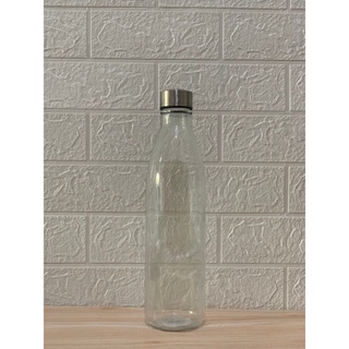 Jual Botol Kaca 1 liter dengan Tutup Stainless/Botol Minuman/Botol ...