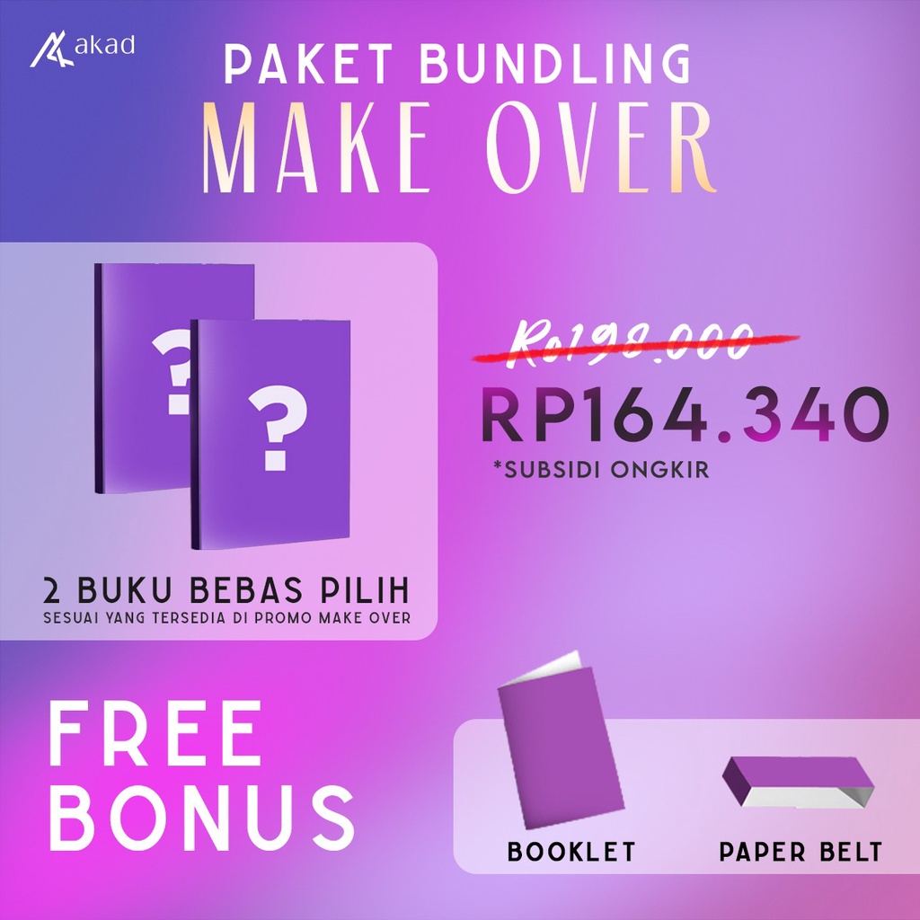 Jual Paket Bundling Make Over By Akad (Harap Baca Kolom Deskripsi) - 24 ...
