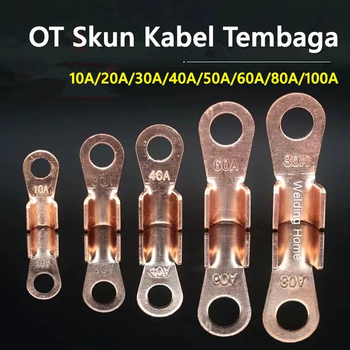 Jual 10Pcs Skun Kabel Tembaga OT-10A OT-20A OT-30A OT-40A OT-50A OT-60A OT-80A OT-100A Konektor ...
