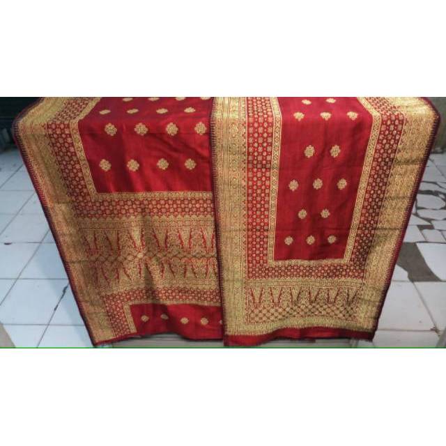 Jual Songket tenun asli palembang cantik manis kristal | Shopee Indonesia