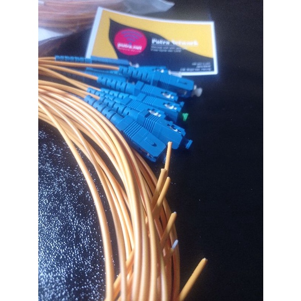 Jual Kabel Pigtail SC UPC 2mm/3mm/0,9mm dan Pigtail Core Fiber Optic 1 ...