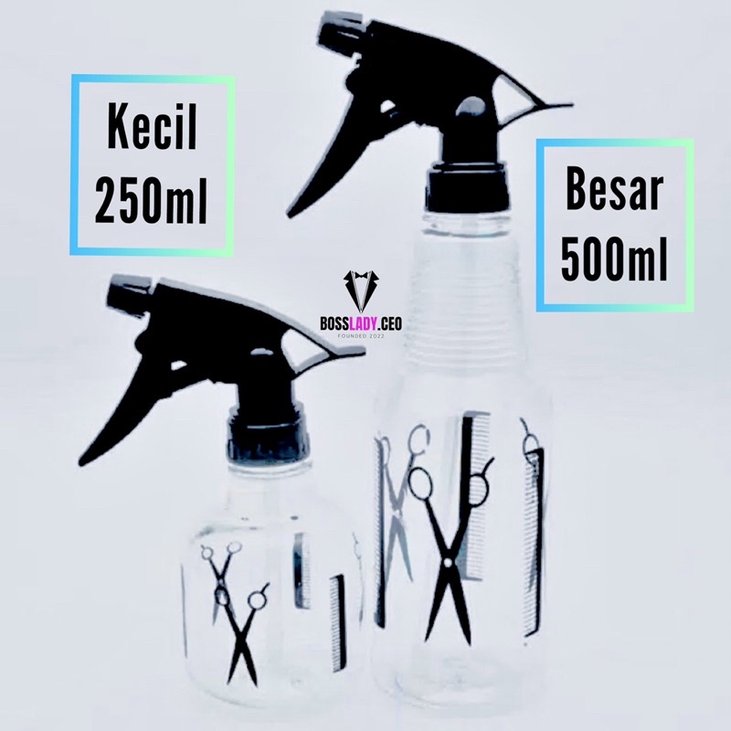 Jual Semprot Barber 250ml / 500ml Botol Semprot Bening Botol Spray ...