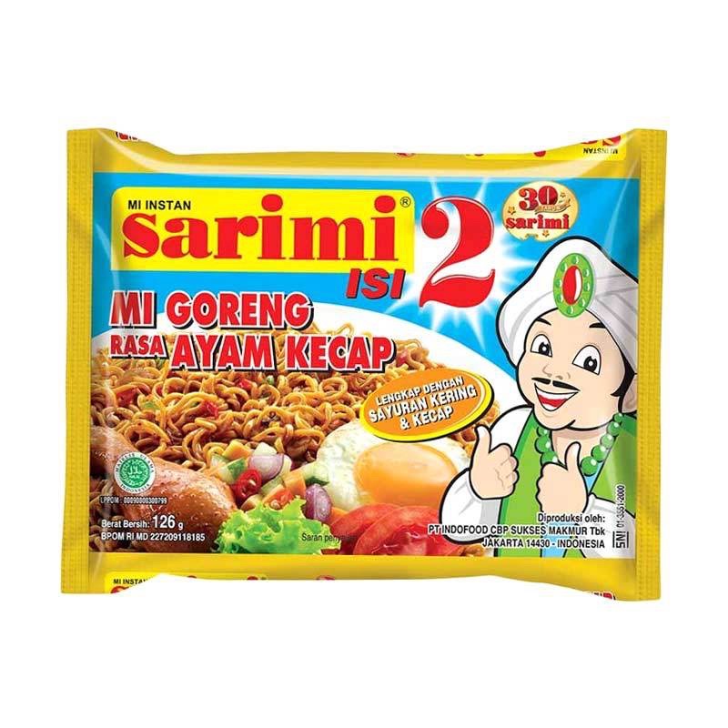 Jual Sarimi Isi 2 Mie Goreng Rasa Ayam Kecap 126gr | Shopee Indonesia