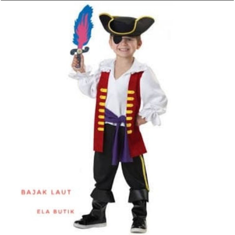 Jual full set-kostum bajak laut-pirates-halloween kostum | Shopee Indonesia