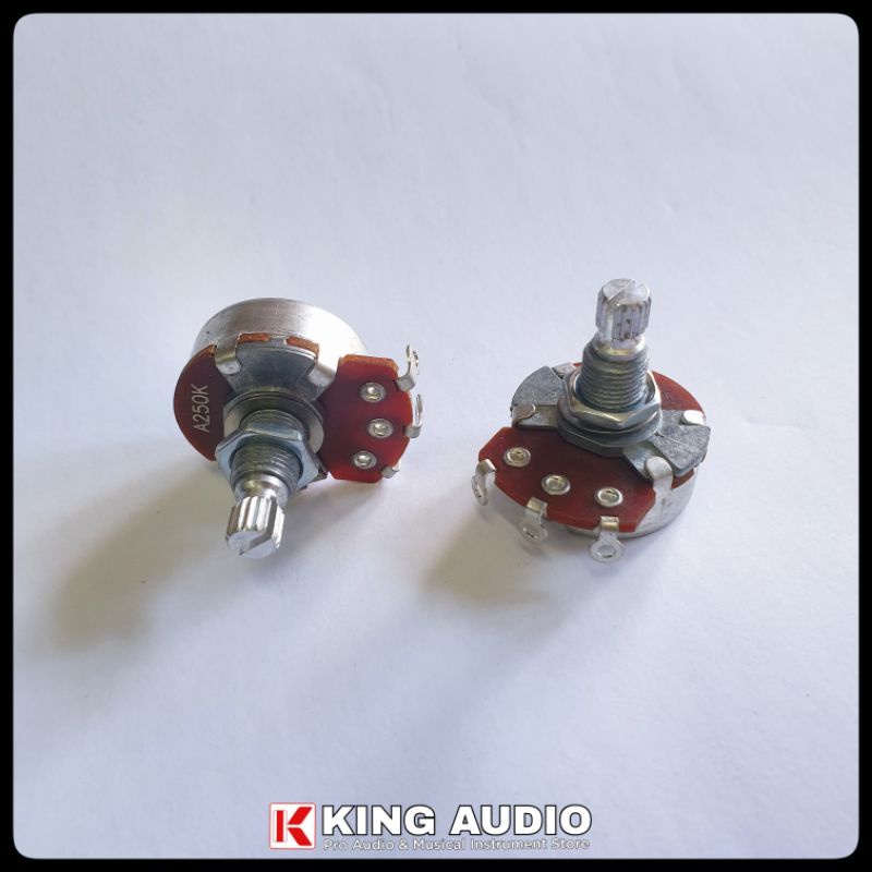 Jual Potensio Gitar 250k MAS D-15 250KA 250KB Potensio Besar Tone/Volume | Shopee Indonesia