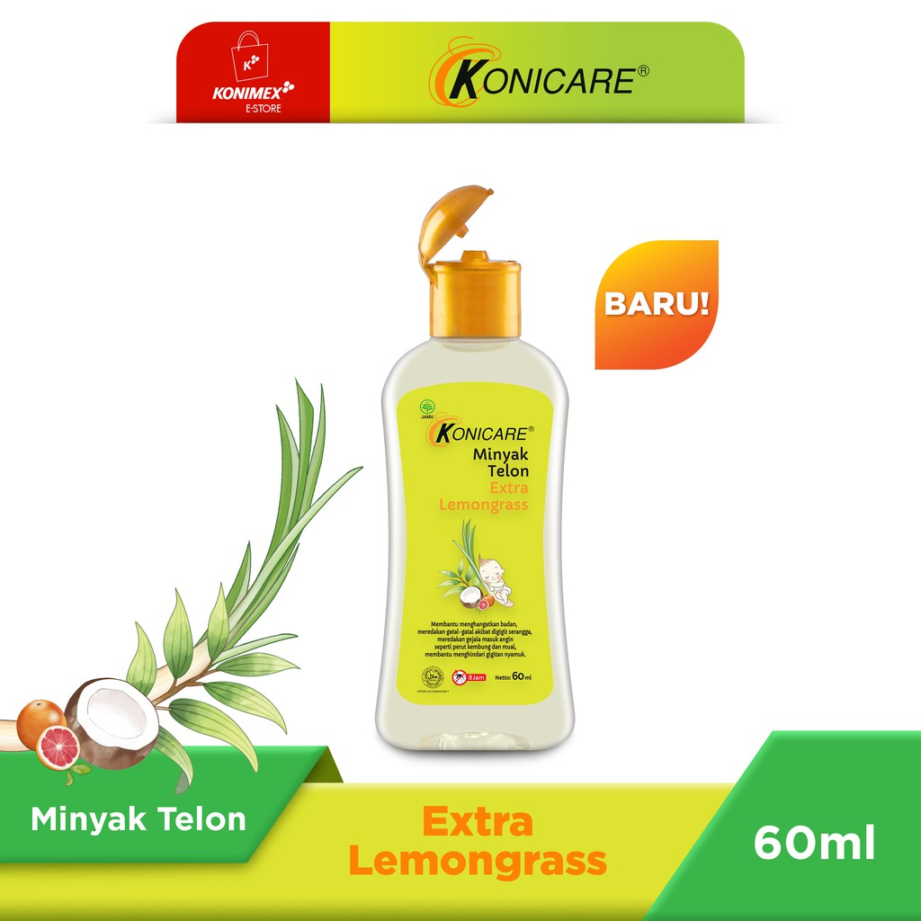 Konicare Minyak Telon Extra Lemongrass 60 ml | Shopee Indonesia