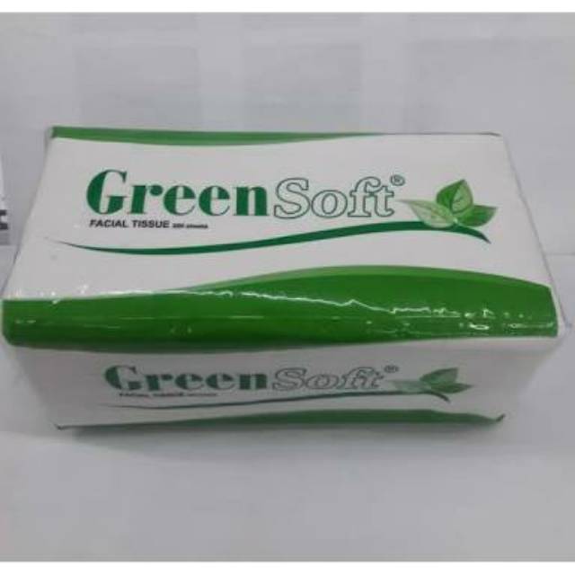 Jual TISU FACIAL MURAH / TISSUE GREENSOFT 200S / GREEN SOFT 200 SHEET ...