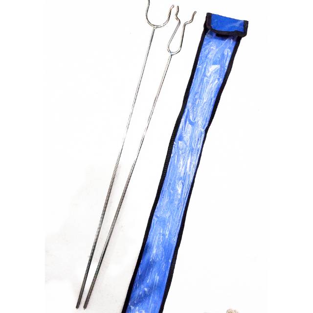 Jual Sepasang Jagrag 65 cm Cagak Tiang BAJA STAINLESS Penyangga Joran ...