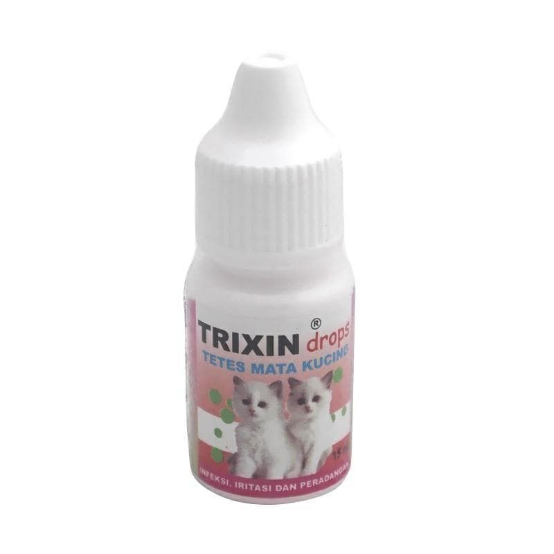 Jual TRIXIN Cat 10 ml Obat tetes mata infeksi mata kucing 10 ml ...